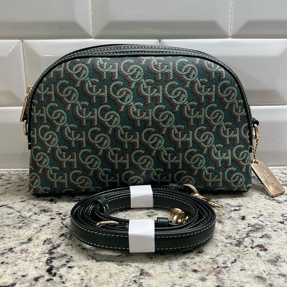 Coach | Bags | Coach Madi Monogram Dome Crossbody Bag Euc | Poshmark